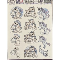 3D paper tole and Decoupage sheets and kits